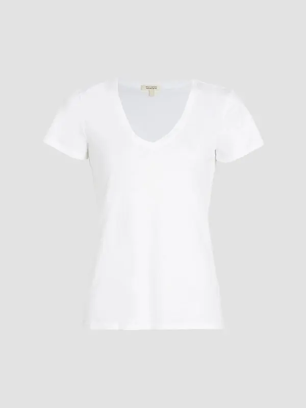 NILI LOTAN Carol V-neck T-shirt - White