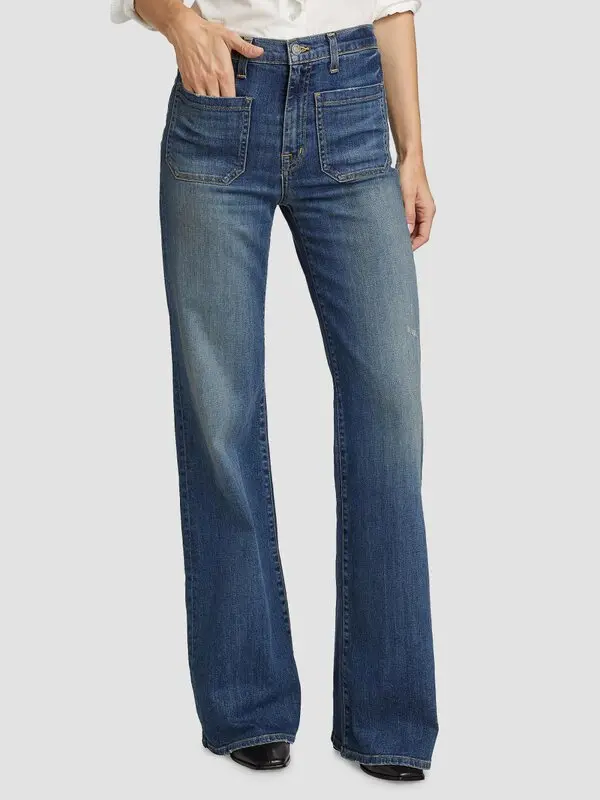 NILI LOTAN Florence High-rise Boot-cut Jeans - Classic Wash