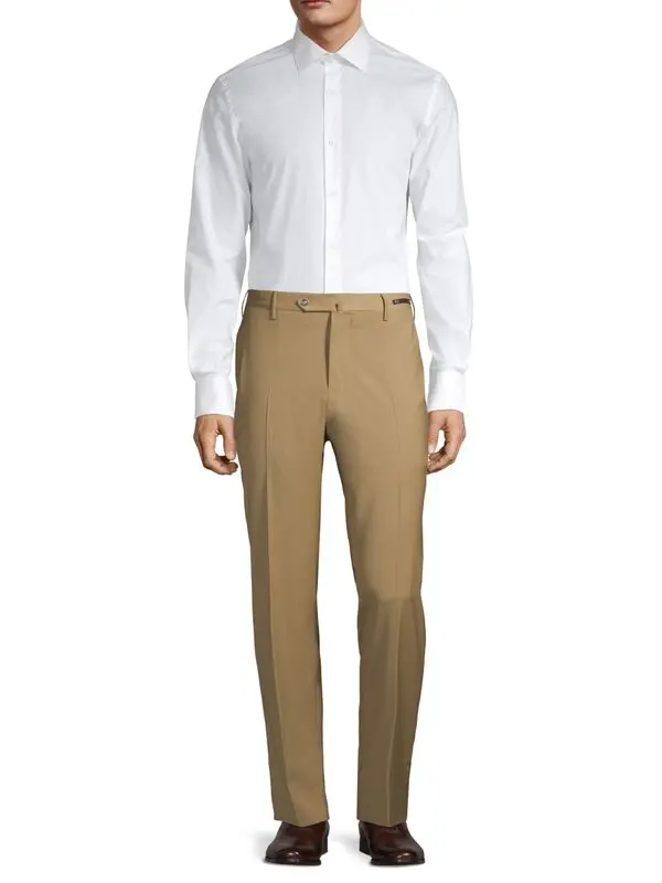 PT TORINO Traveller Slim-fit Performance Wool Trousers - Navy