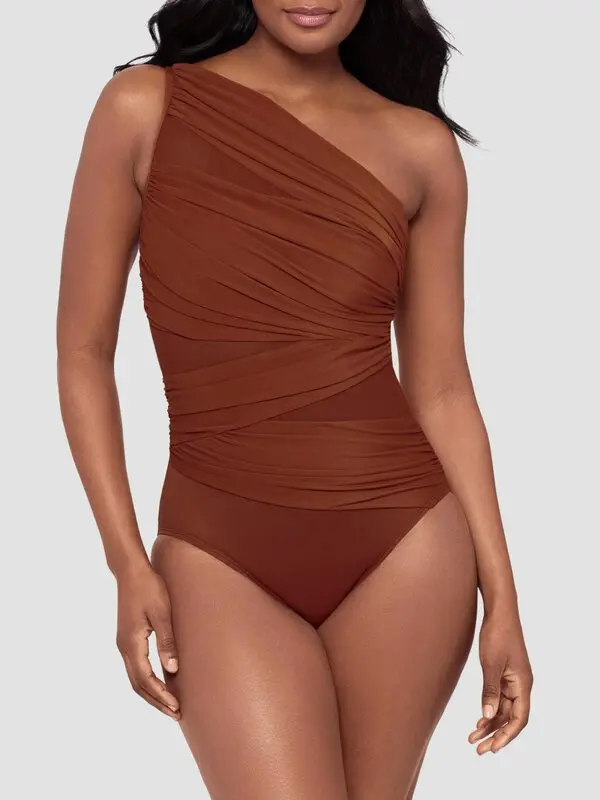 Miraclesuit Network Jena One-piece Mesh Swimsuit - Copper