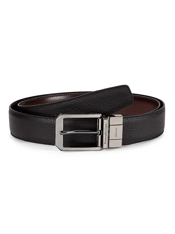 Ermenegildo Zegna Adjustable & Reversible Cut-to-size Leather Belt