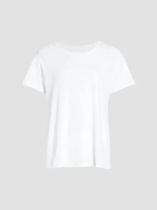NILI LOTAN Brady Cotton T-shirt - White