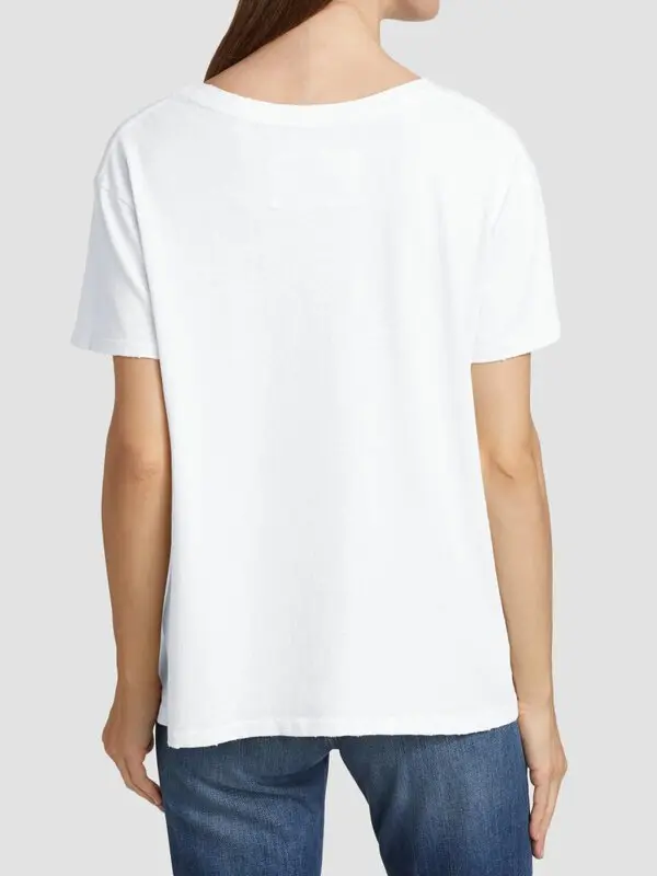 NILI LOTAN Brady Cotton T-shirt - White