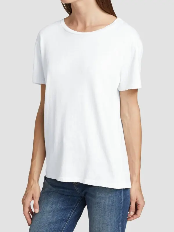 NILI LOTAN Brady Cotton T-shirt - White