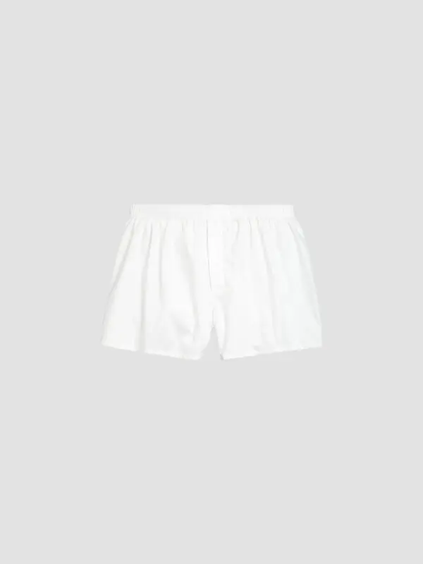 Hanro Fancy Woven Boxers - White