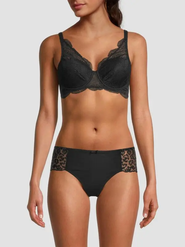 Simone Perele Karma Molded Lace Bra - Black