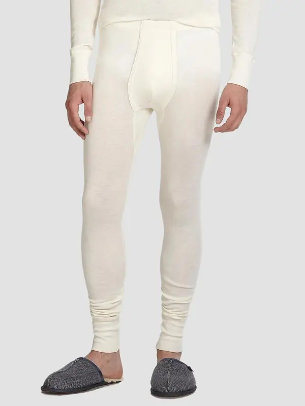 Hanro Woolen Silk Longleg - Beige
