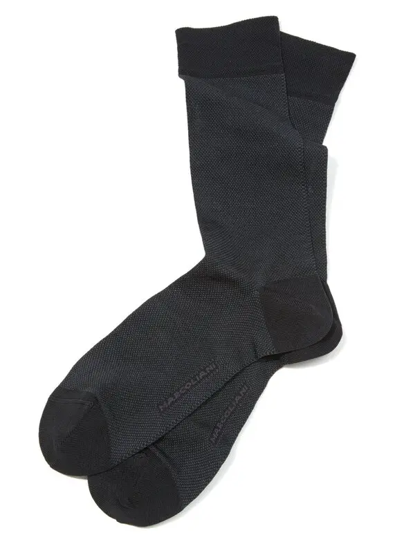 Marcoliani Cotton-blend Dress Socks