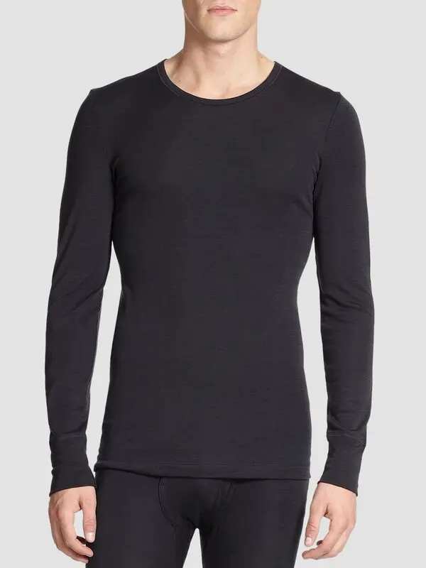 Hanro Woolen Silk Long Sleeve Crewneck Tee