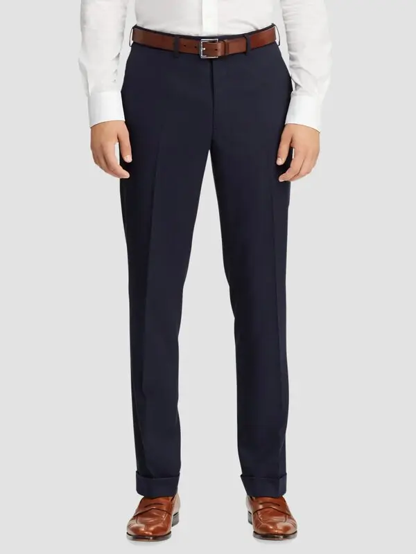 Ralph Lauren Purple Label Gregory Wool Trousers - Navy