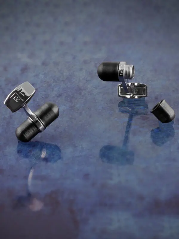 Tateossian Metallic Pill Cufflinks