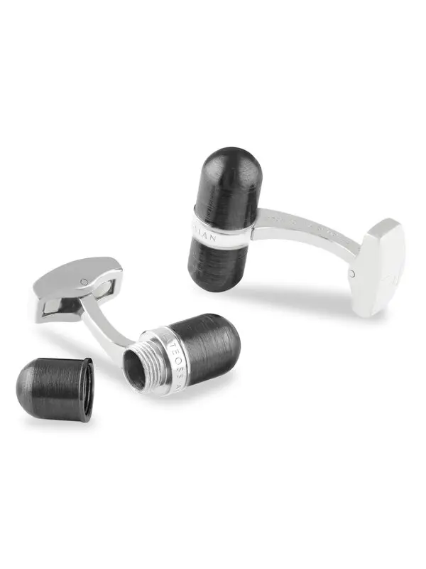 Tateossian Metallic Pill Cufflinks
