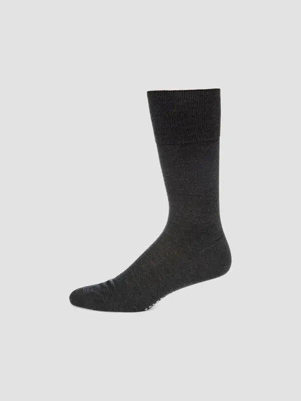 Falke No. 6 Finest Merino & Silk Socks - Charcoal