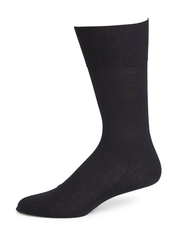 Falke No. 6 Finest Merino & Silk Socks - Navy
