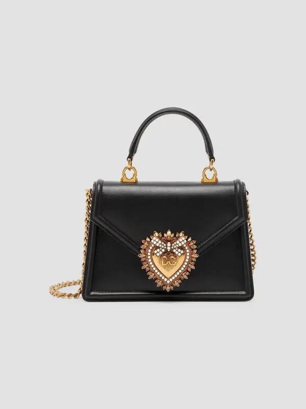 Dolce & Gabbana Devotion Top Handle Bag - Black