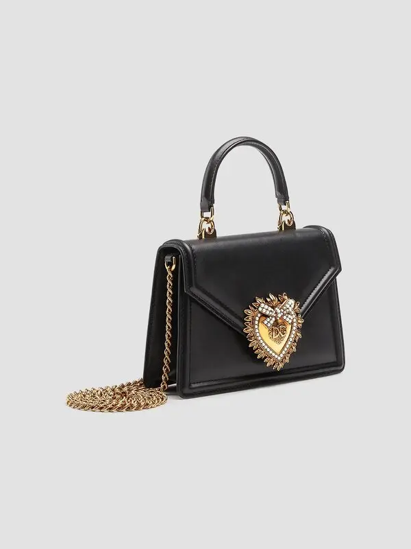 Dolce & Gabbana Devotion Top Handle Bag - Black