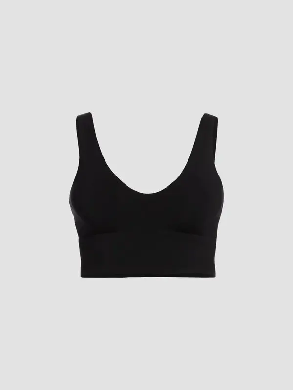 Commando Butter Comfy Longline Bralette - Black