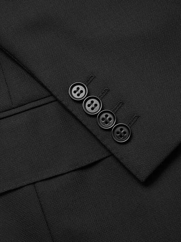 Canali Classic Fit Wool Blazer - Black