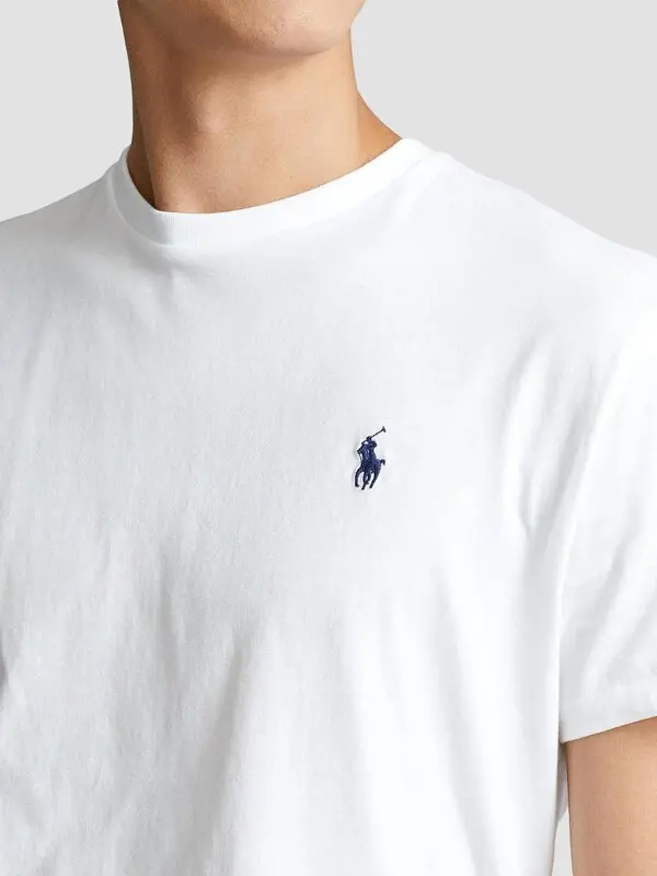 Polo Ralph Lauren Jersey Crewneck Classic-fit T-shirt - White