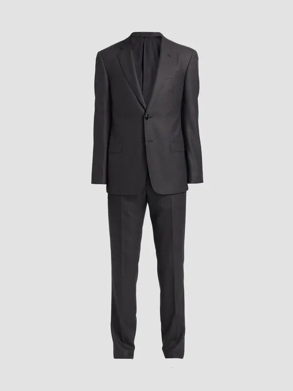 Giorgio Armani Wool Trousers - Stone