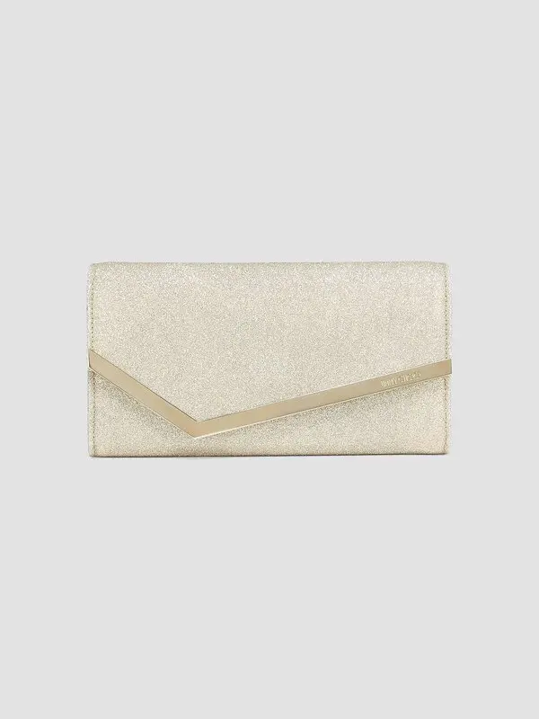JIMMY CHOO Emmie Clutch - Platinum