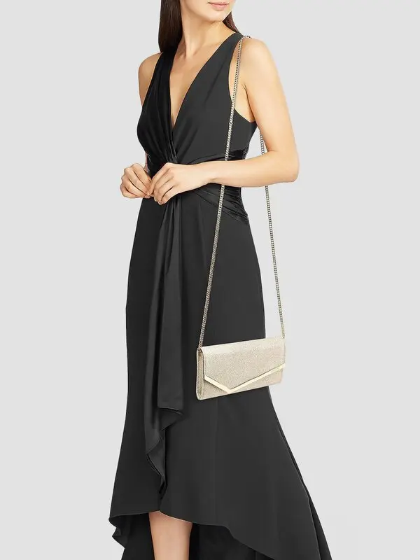 JIMMY CHOO Emmie Clutch - Platinum