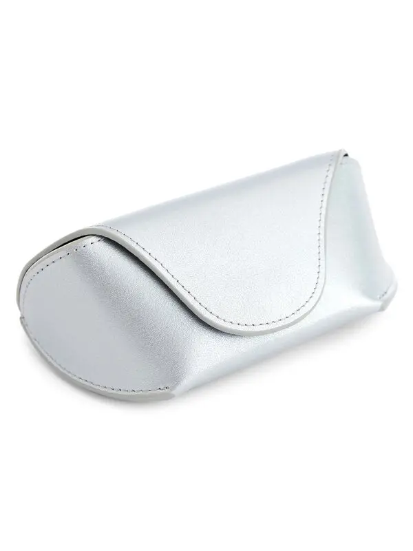 ROYCE NEW YORK Leather Sunglasses Carrying Case - Tan