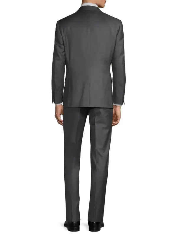 Canali Regular Fit Solid Two-piece Suit