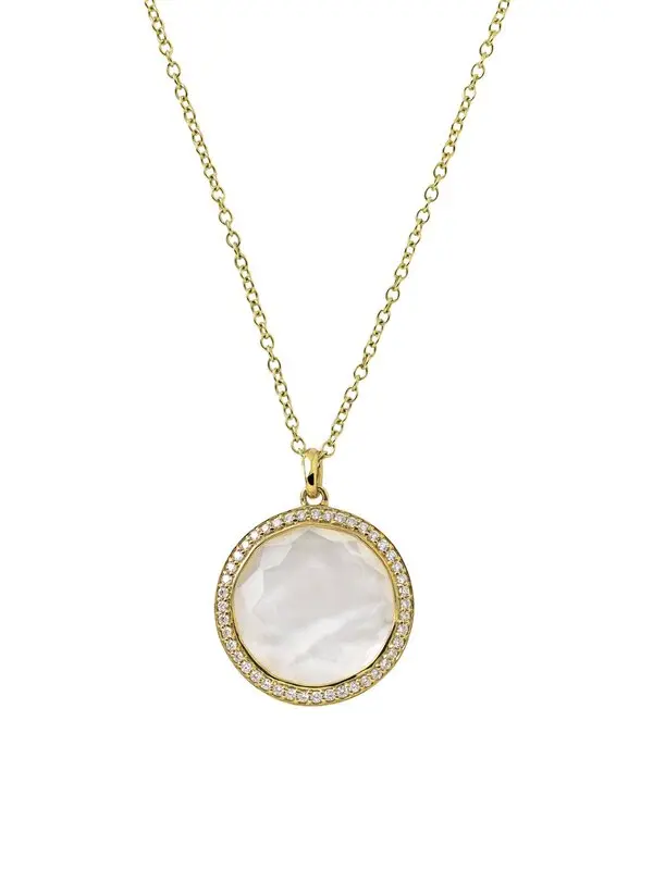 Ippolita Lollipop 18k Doublet & Diamond Medium Pendant Necklace - Gold