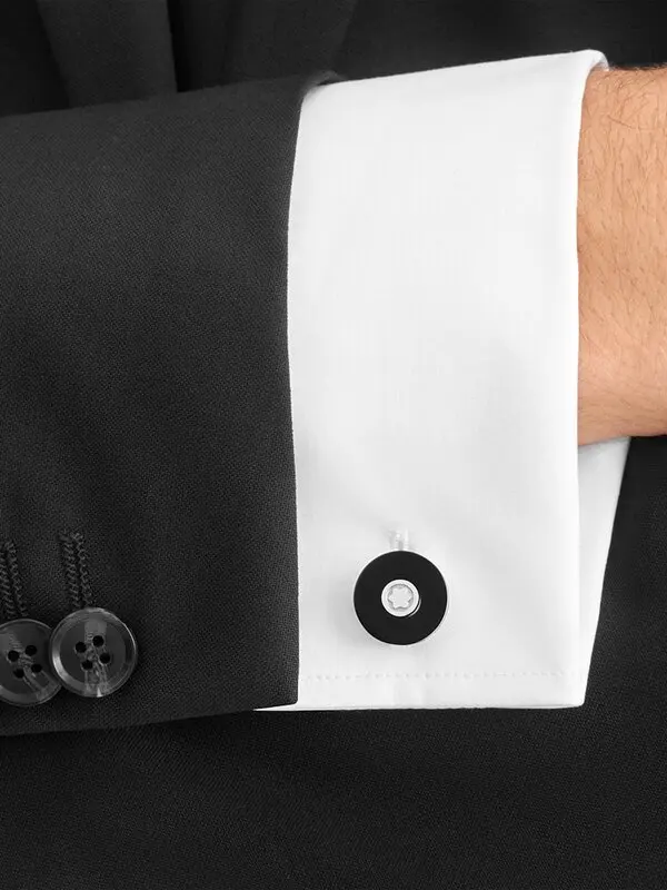 Montblanc Pix Black Cuff Links