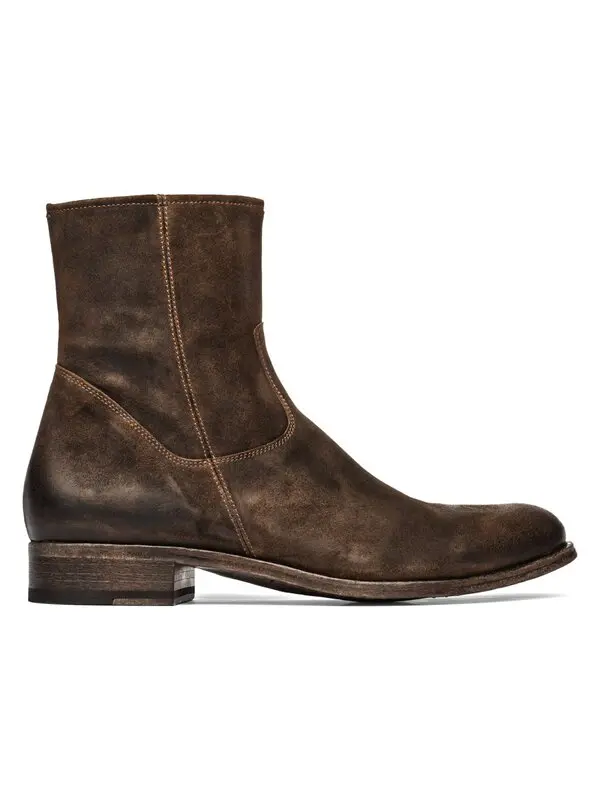 To Boot New York Belvedere Suede Leather Boots - Hunter