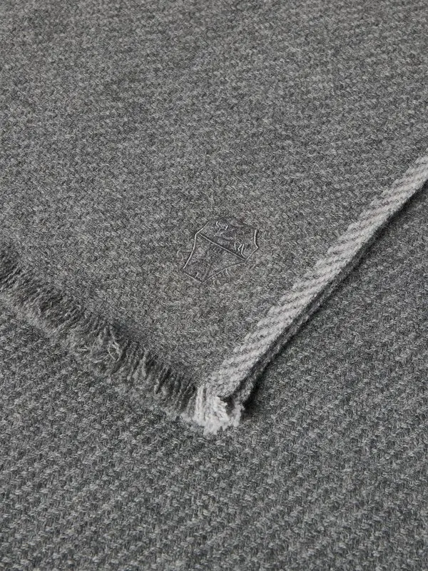 Brunello Cucinelli Cashmere Scarf - Medium Grey