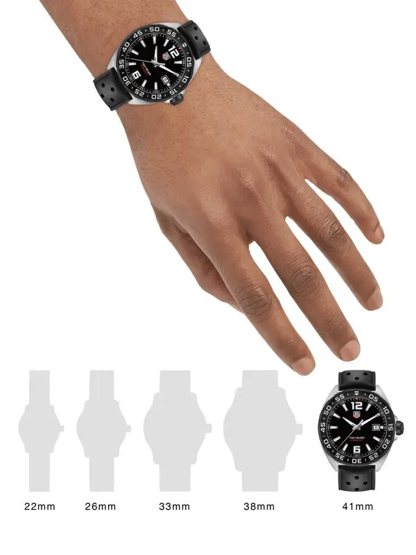 Tag Heuer Formula 1 41mm Stainless Steel & Rubber Strap Quartz Watch