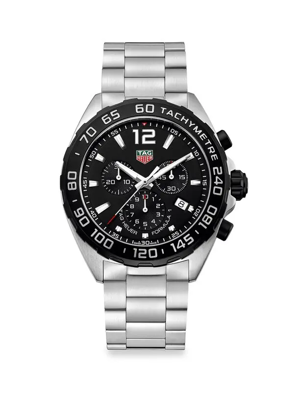 Tag Heuer Formula 1 43mm Stainless Steel Quartz Chronograph Bracelet Watch
