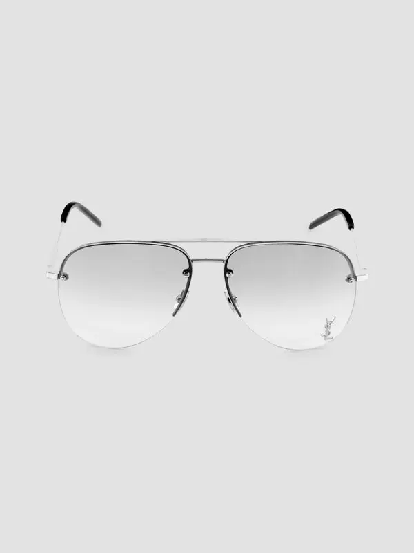 Saint Laurent Monogram Classic 59mm Pilot Sunglasses