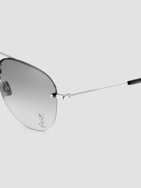 Saint Laurent Monogram Classic 59mm Pilot Sunglasses