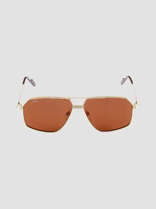 Cartier Core Range 61mm Pilot Sunglasses