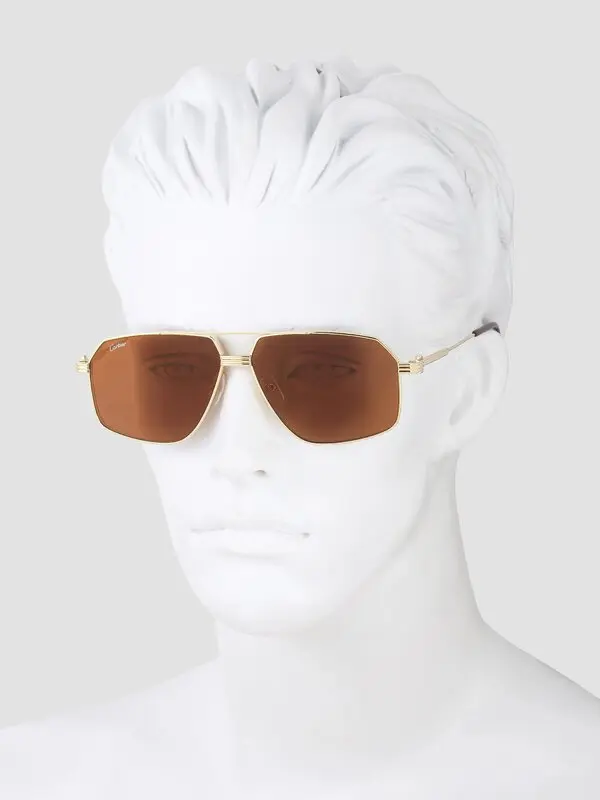 Cartier Core Range 61mm Pilot Sunglasses