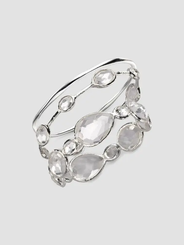Ippolita Classico Thin Sterling Smooth Squiggle Bangle Bracelet