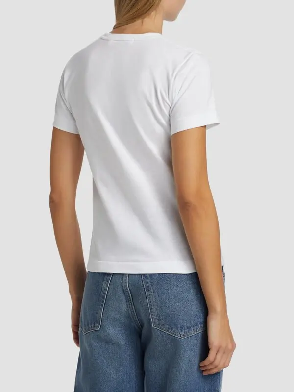Play Comme Des Garcon Double Heart T-shirt