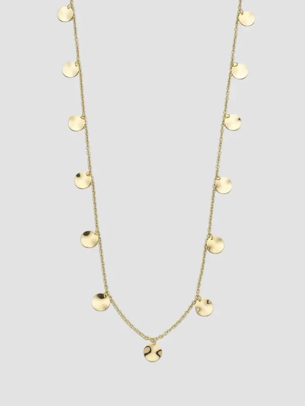 Ippolita Classico Long 18k Yellow Paillette Layering Necklace