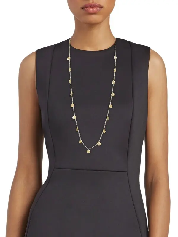 Ippolita Classico Long 18k Yellow Paillette Layering Necklace