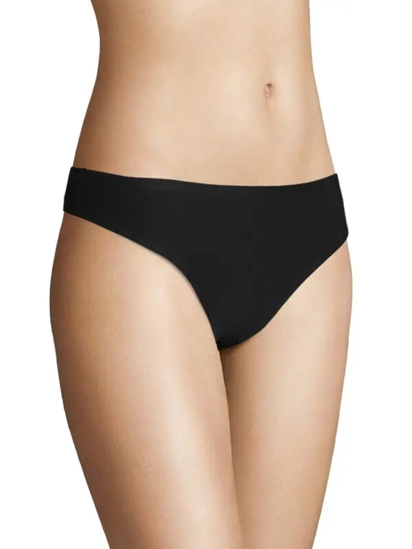 Chantelle Soft Stretch Seamless Regular Rise Thong - Black