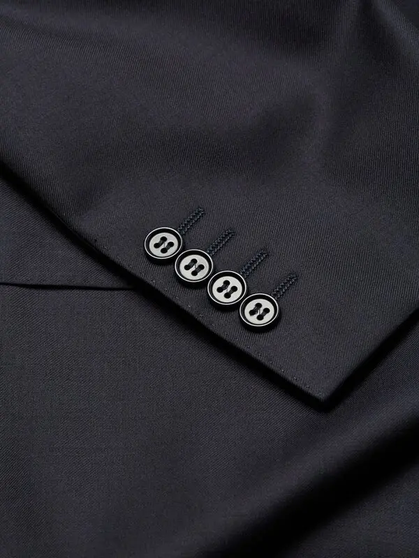 Canali Wool Two-button Suit - Navy
