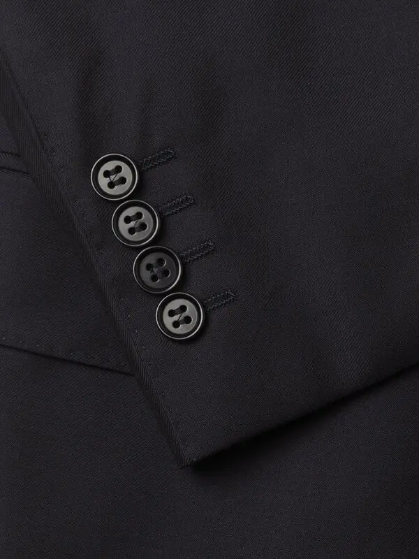Canali Wool Two-button Suit - Navy