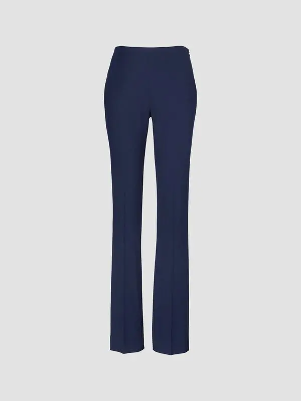 Ralph Lauren Alandra Stretch Wool Pants - Navy