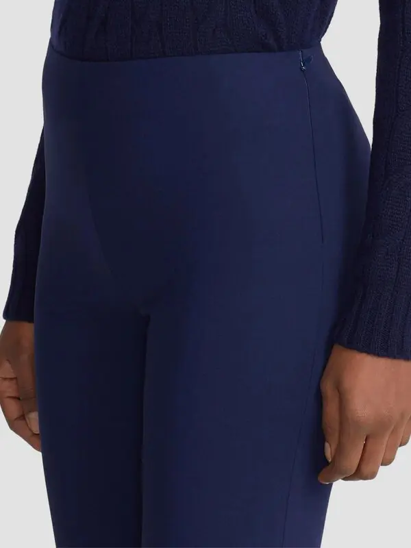 Ralph Lauren Alandra Stretch Wool Pants - Navy