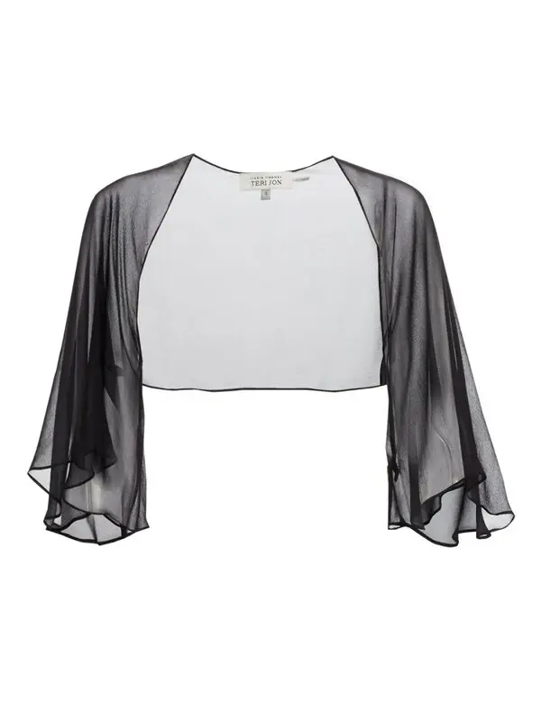 Rickie Freeman For Teri Jon Chiffon Shrug