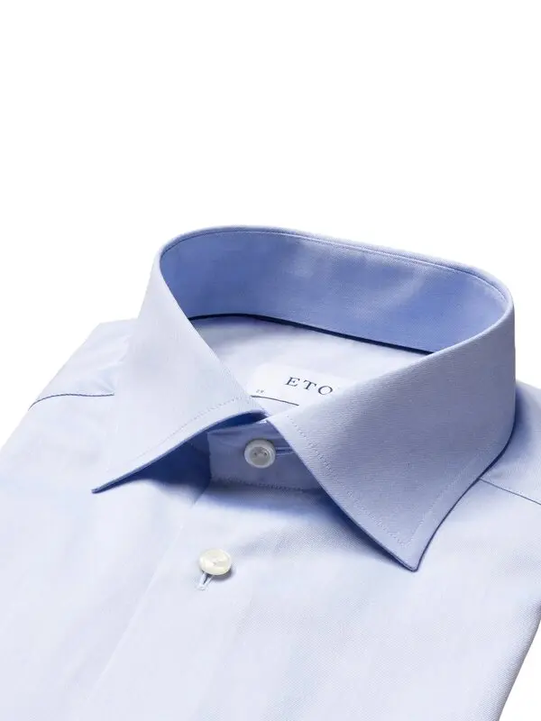 Eton Contemporary-fit Twill Dress Shirt - Blue
