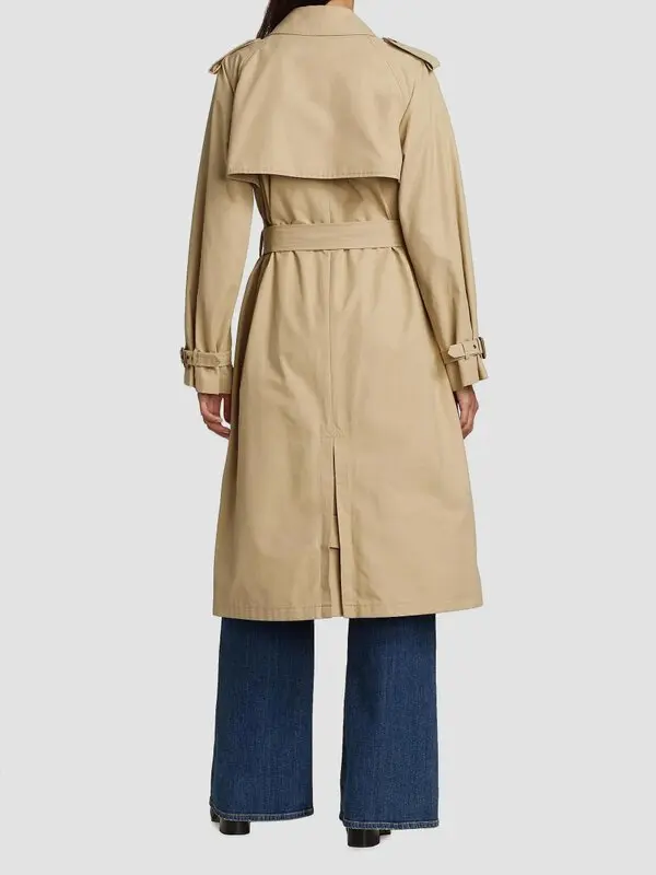 NILI LOTAN Tanner Trench Coat - Khaki